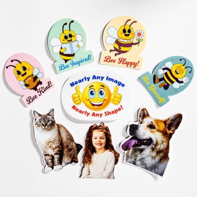 Full Color Vinyl Stickers - Square - Premium Print Art